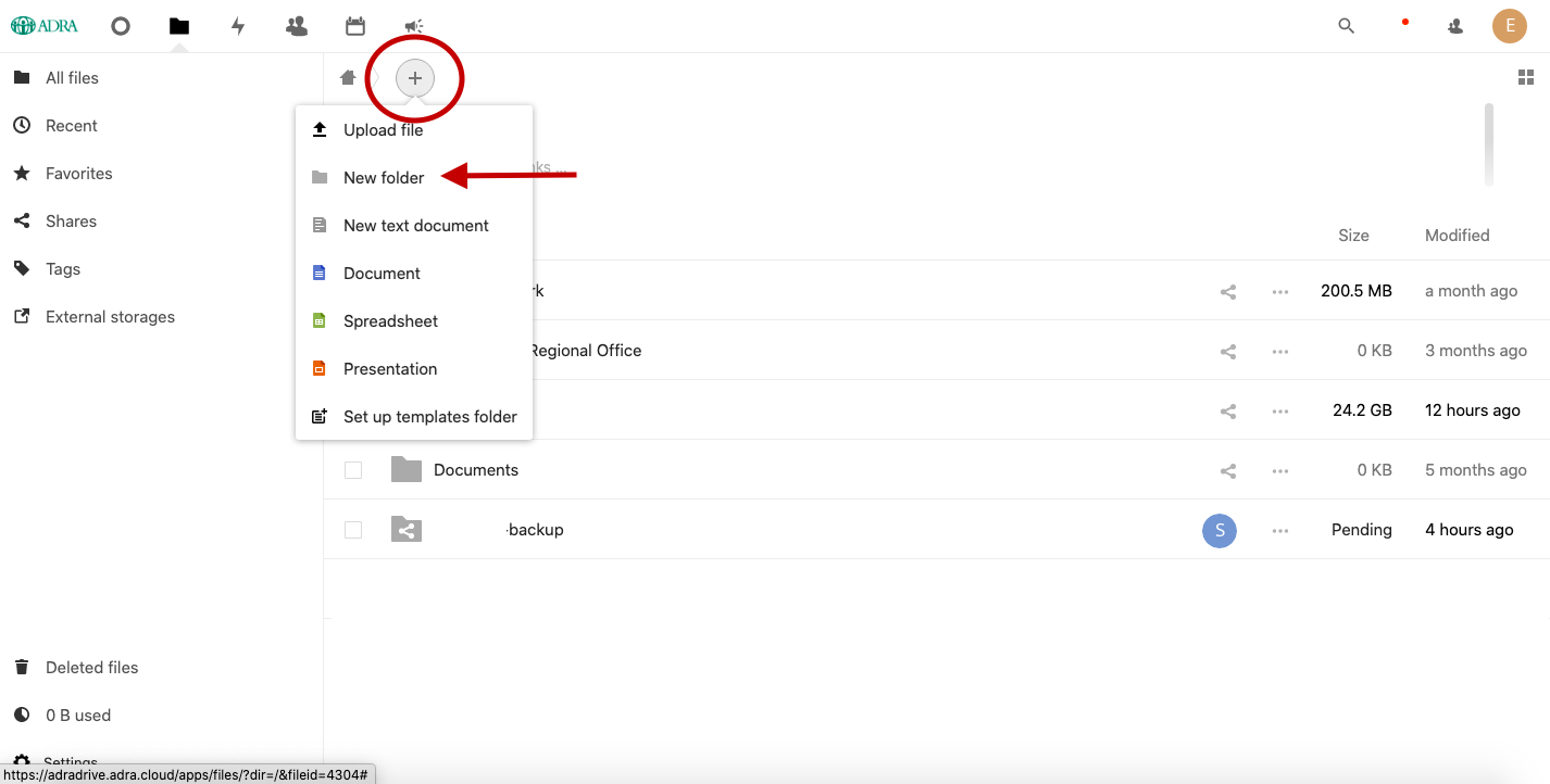 Get Started with NextCloud | ADRA Source