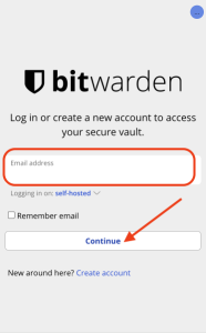 Add VaultWarden Account in Bitwarden Web Browser Extension | ADRA Source